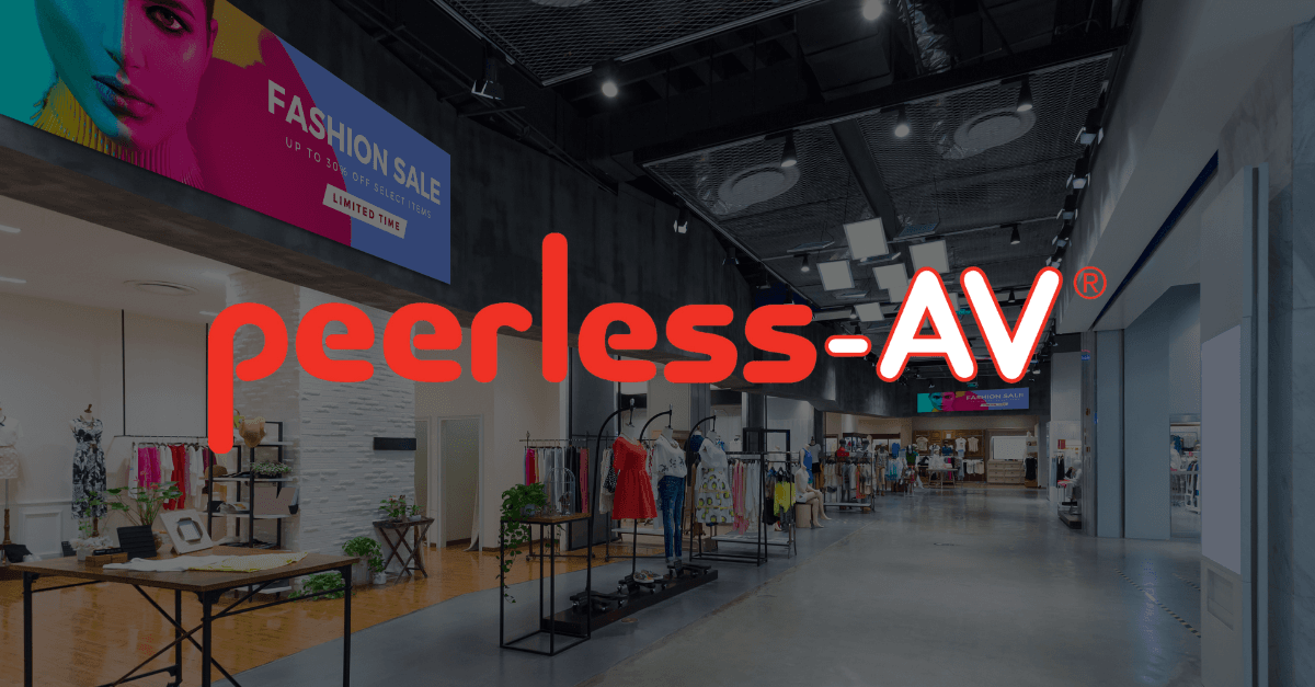 Peerless-AV® Solutions for the Retail Industry | Peerless-AV